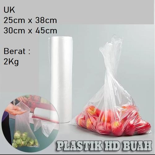 Jual HD ROLL BUAH / PLASTIK SAYUR FOTOCOPY / PLASTIK TRANSPARAN ...
