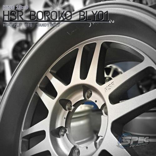 Jual Velg Pelek Mobil Racing Ring 18 HSR Bly01 Lebar 9 ET0 Warna Grey ...