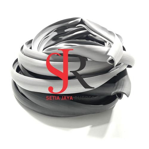 Jual Karet List Pintu Box model T Kontainer 10 Meter Hitam Abu - Hitam ...