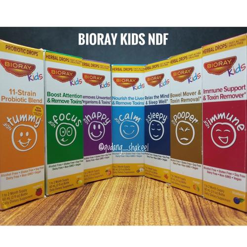 Jual Bioray Kids Tummy Focus Calm Happy Sleepy Immune Pooper 60 / 120 ...