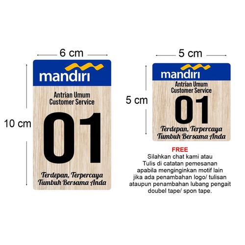 Jual AKRILIK NOMOR ANTRIAN | NOMOR KAMAR EKSKLUSIF VILLA / KOST / HOTEL ...