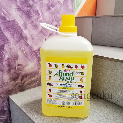 Jual YURI HAND SOAP Jerigen 3.7 Liter Sabun Cair Cuci Tangan - lemon ...