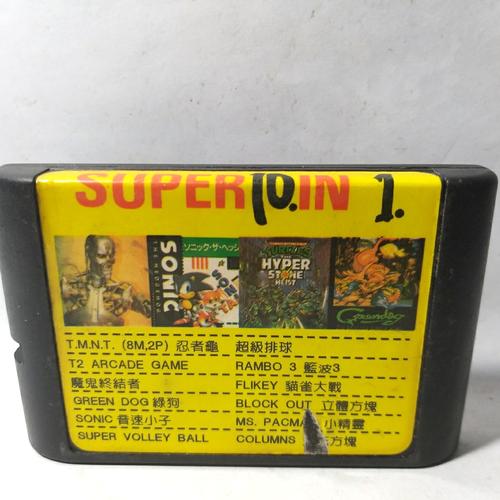 Jual Kaset Video Games Cartridge Sega Terminator T2 TMNT Rambo Pacman ...