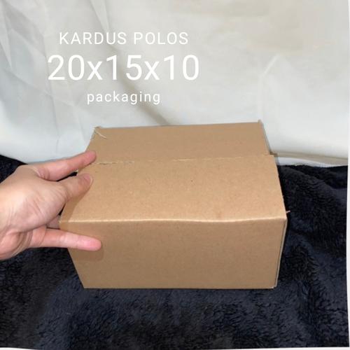Jual Termurah Kardus Packaging 20x15x10 Kemasan Karton polos - Kab. Bekasi - KlikGo | Tokopedia
