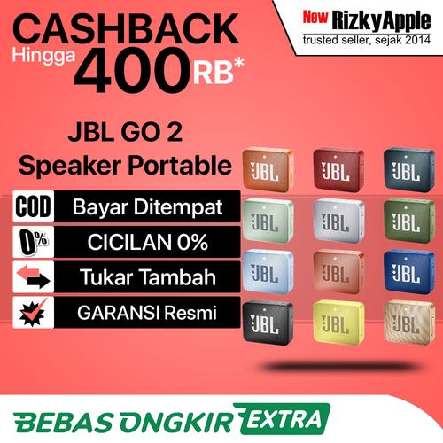 Promo JBL Go 2 Portable Bluetooth Speaker Mini Wireless Go2 Original ...