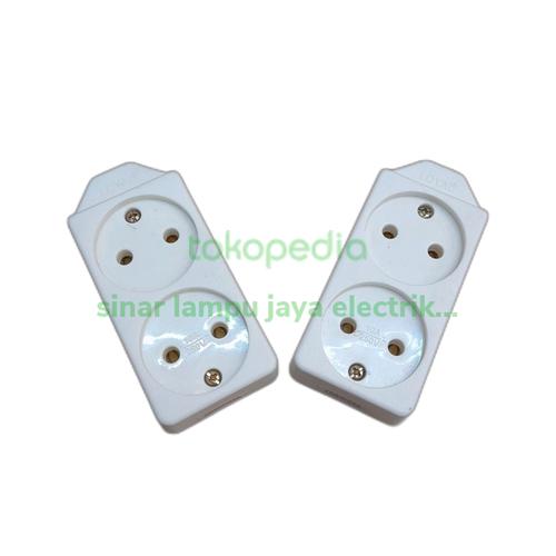 Jual STOPKONTAK 2 LUBANG OUTBOW TIPIS LOYAL COLOKAN TIPIS SNI LY902T - Jakarta Pusat - Sinar ...