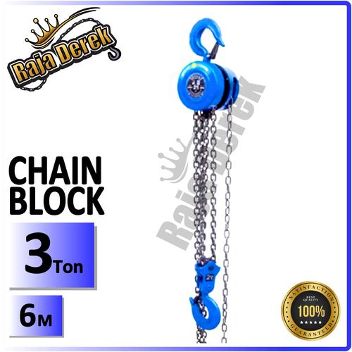 Jual Chain Block HSZ / Chain Hoist / Katrol HSZ model Cap. 3 Ton 6 ...