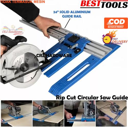 Jual Rip Cut Circular Saw Guide Precision Edge Frame Saw Guide Fence ...