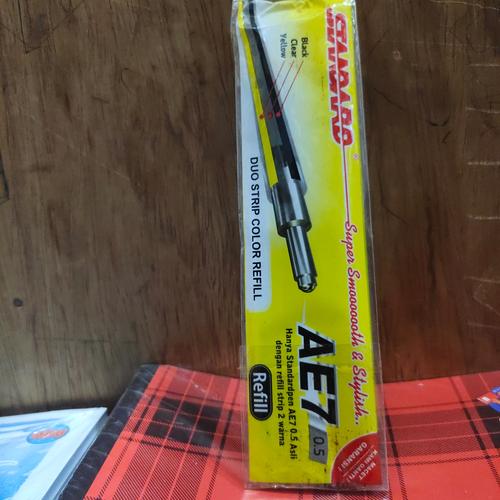 Jual standard refill ballpoint pen ae7 black 0,5 / pack - Jakarta ...