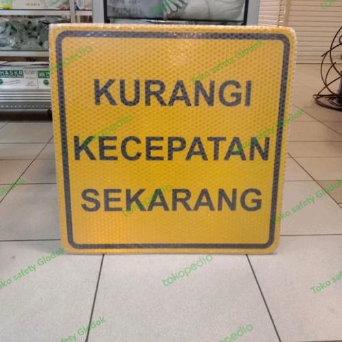 Jual Papan Peringatan Rambu Kurangi Kecepatan - Jakarta Barat - Toko ...