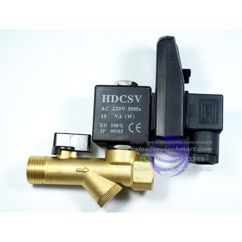 Jual Auto Drain Valve Timer 220V 1/2" - Kota Surabaya - REUTECH | Tokopedia