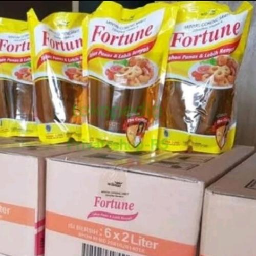 Jual Minyak goreng Fortune 2 liter 1 karton (6x2 liter) GoJek dan grab ...