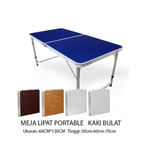 Jual Meja lipat portable meja lipat koper HPL meja lipat serbaguna ...