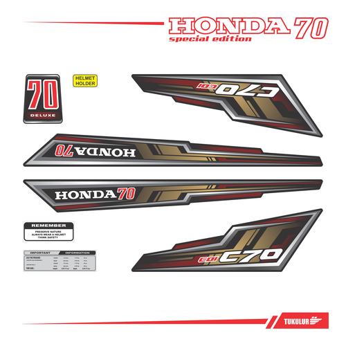 Jual STIKER HONDA C70 STRIPING DECAL C70 RACING SPECIAL EDITION 1 - Kab ...