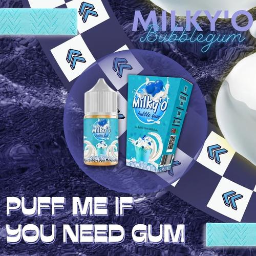 Jual Milky'o Bubble Gum Salt Nic 30ML by Omnilab.id - Liquid Milkyo ...