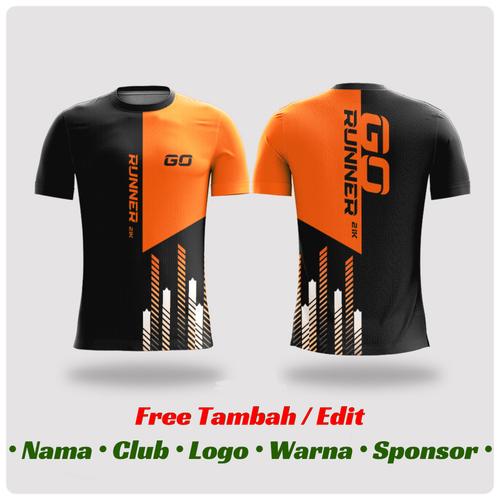 Jual Jersey Baju Kaos Lari Jogging Running Marathon Custom | GO RUNNER - XS - Jakarta Utara ...