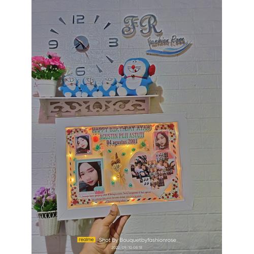 Jual FRAME BIODATA BAYI 3D KADO ULANG TAHUN ENGAGEMENT PERNIKAHAN ...