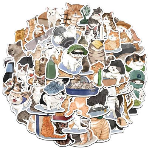Jual STIKER PACK KUCING STYLE 260067- STIKER AESTHETIC KEREN IMUT ...