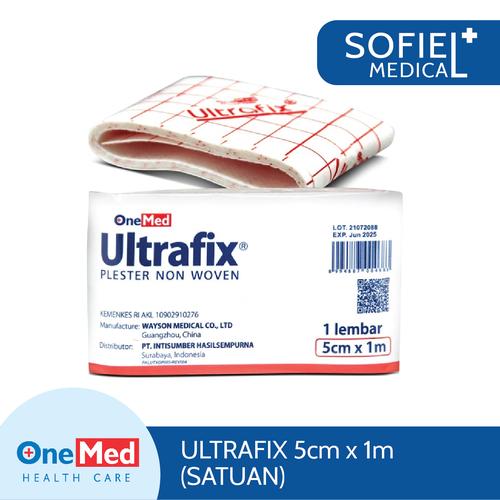 Jual Ultrafix 5cm x 1m OneMed (Satuan) Plester Non Woven / Penutup Luka ...