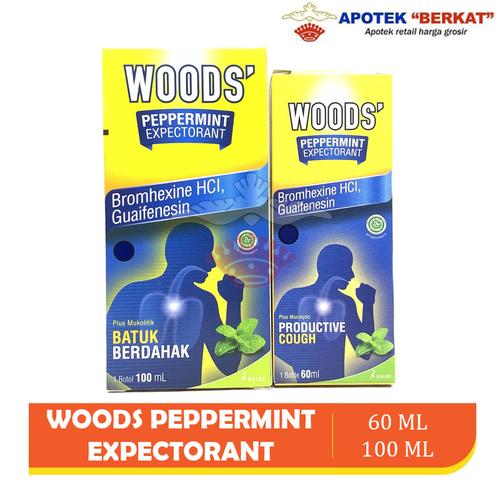 Jual Woods Peppermint Expectorant / Batuk berdahak / Obat Batuk Mint ...