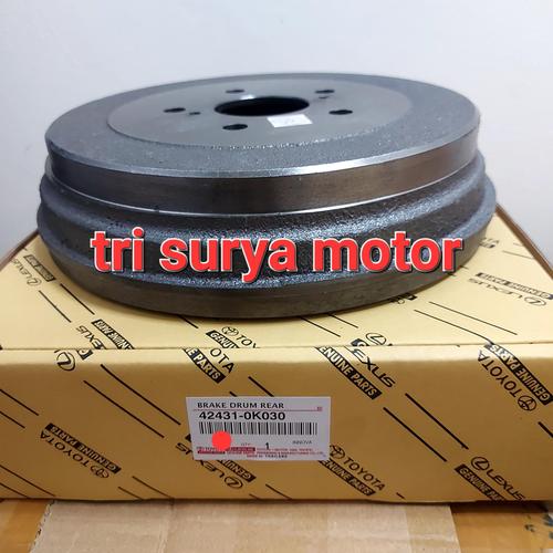 Jual BRAKE DRUM REAR TROMOL REM BELAKANG INNOVA/HILUX SC PICK UP ASLI ...