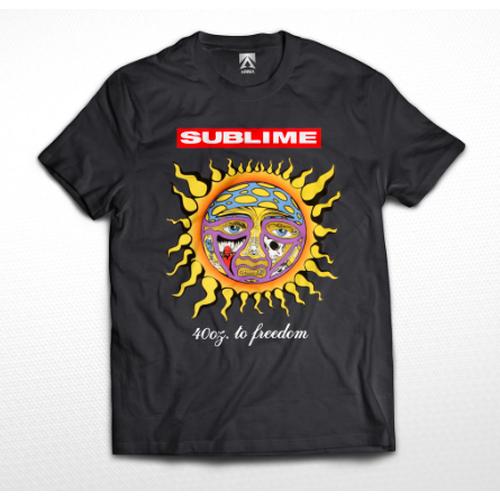 Jual KAOS BAND SUBLIME 40 Oz. To Freedom tshirt musik reggae Rock baju ...