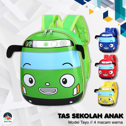 Jual Tas ransel sekolah anak TK SD laki-laki karakter model tayo ...