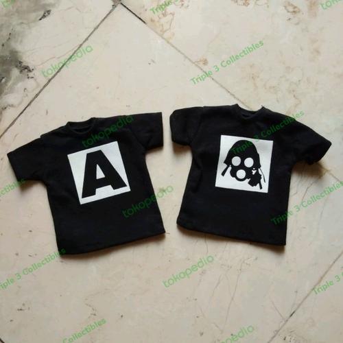 Jual Kitbash Parts Figure 1/6 TSHIRT KAOS LOGO 3A ThreeA Glow In The ...