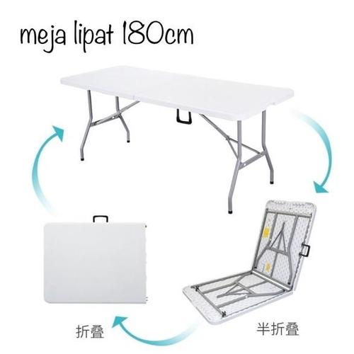 Jual Meja Taman Lipat Serbaguna XZ180 meja lipat 180cm meja kerja meja ...