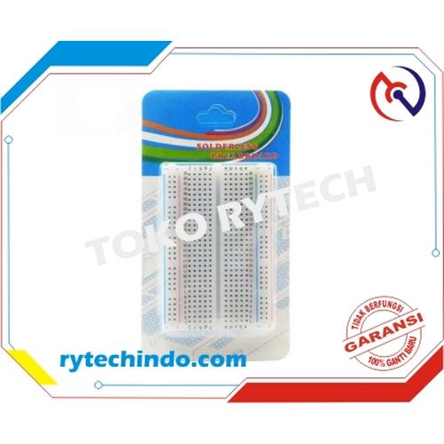 Jual Breadboard 400 Tie Point Solderless Project Board - Kota Bandung - TOKO RYTECH | Tokopedia