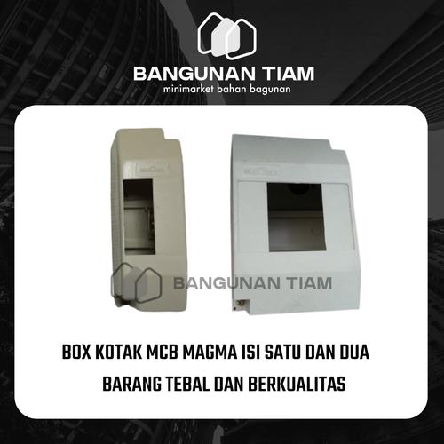 Jual KOTAK MCB BOX ISI SINGLE & DOUBLE MAGMA, DEXTA BAHAN PLASTIK TEBAL ...