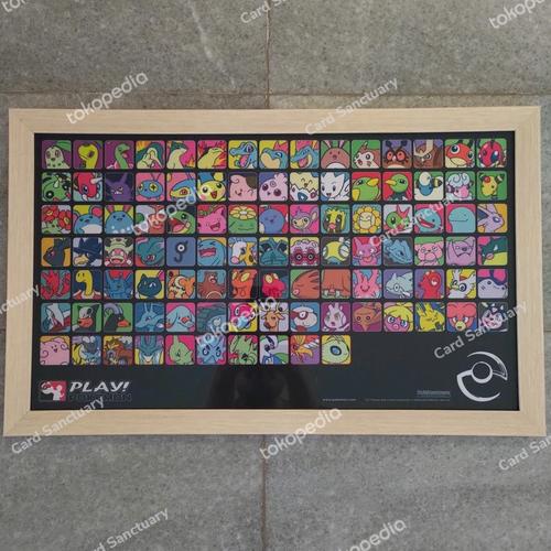 Jual Pokemon Professor Playmat - Johto Dex Black - Jakarta Selatan ...