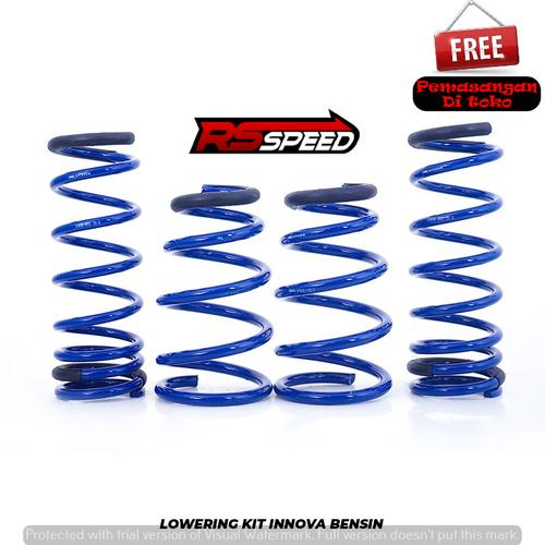 Jual LOWERING KIT HSR BLUE INNOVA BENSIN Lebih Empuk dan Ceper dari ...