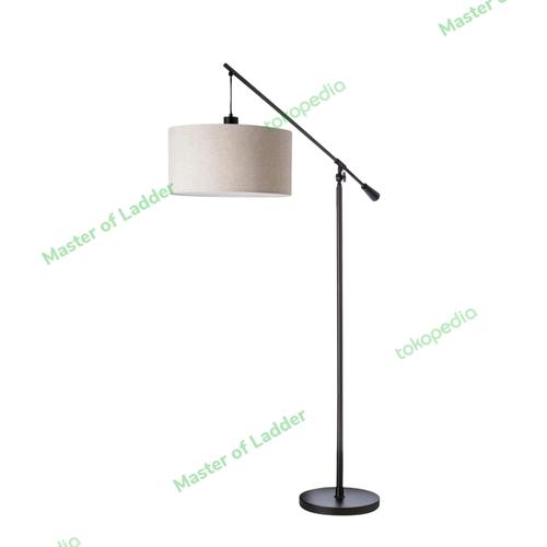 Jual Eglare Lampu Lantai Lengkung Antique Brass Standing Lamp - Kota ...