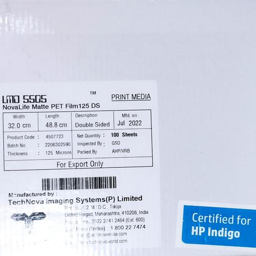 Jual Novalife Matte Plastik Putih PET LMO 125 Novajet Syntetic Paper A3 ...