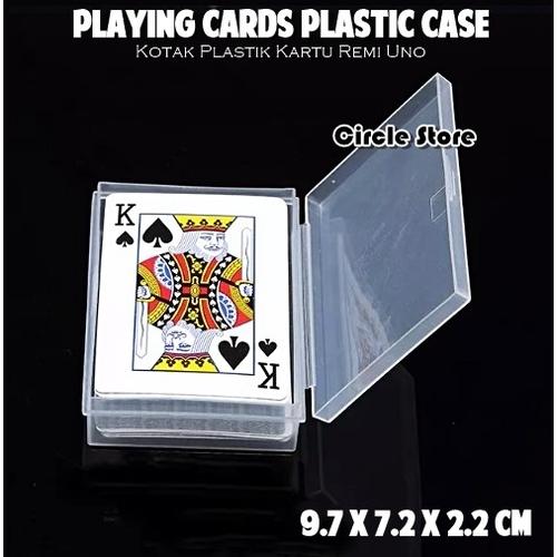 Jual Kotak Plastik Kartu Uno Remi / Playing Cards Plastic Case Storage ...