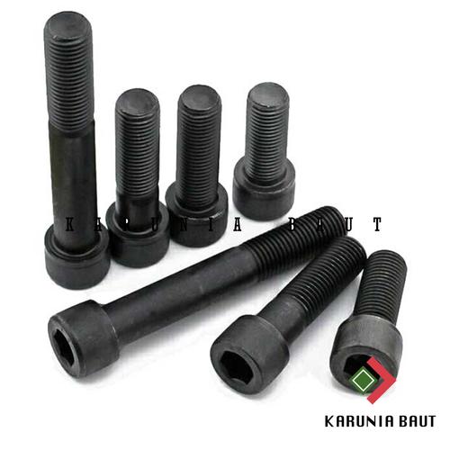 Jual BAUT L BAJA HITAM M10 GRADE 12.9 DRAT 10 MM PITCH 1.50 KUNCI L HEX 8 - UKURAN 10X16 - Kab ...