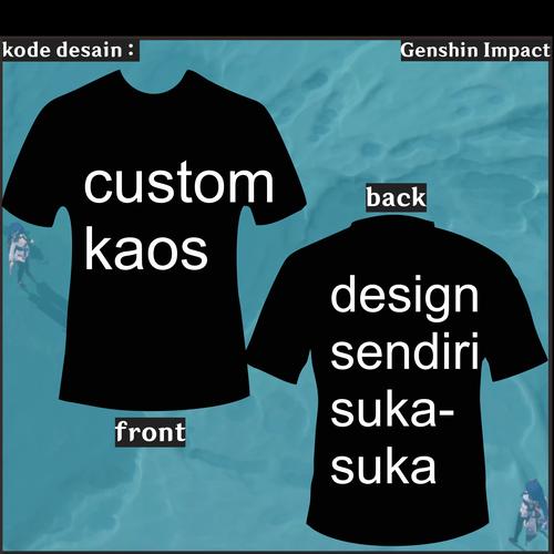 Jual Lengan Panjang Kaos custum Art Black and White - Kab. Bandung ...