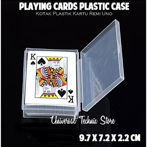 Jual Kotak Plastik Kartu Remi Playing Cards Pokemon Uno Kartu Kredit ...