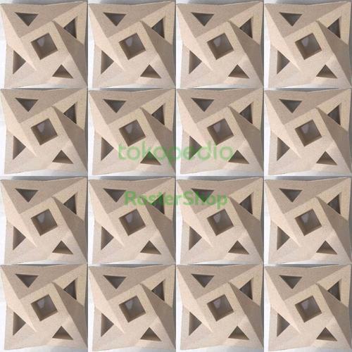 Jual roster beton minimalis lb5 motif kincir putih terbaru - Abu-abu ...