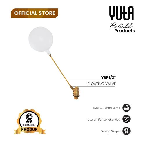 Jual YUTA Floating Valve 1/2 Inch YBF / Pelampung Tandon Air Otomatis ...