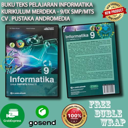 Jual BUKU INFORMATIKA 9/IX SMP/MTS KURIKULUM MERDEKA-PUSTAKA ANDROMEDIA ...
