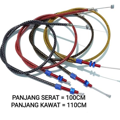 Jual Tali Kabel Kopling Serat Carbon 110cm universal semua motor ...
