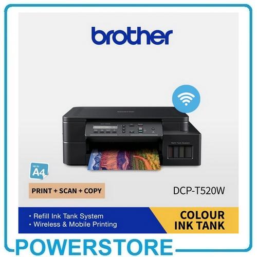 Jual Brother DCP-T520W Printer Ink Tank Wireless Print Scan Copy Wifi ...