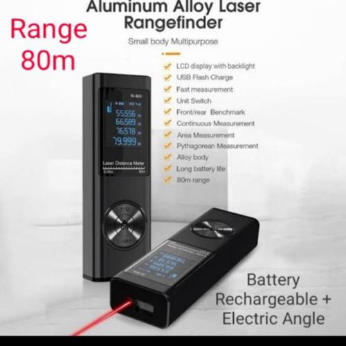 Jual Laser Distance Meter 40/60/80 Rangefinder ukur jarak digital ...