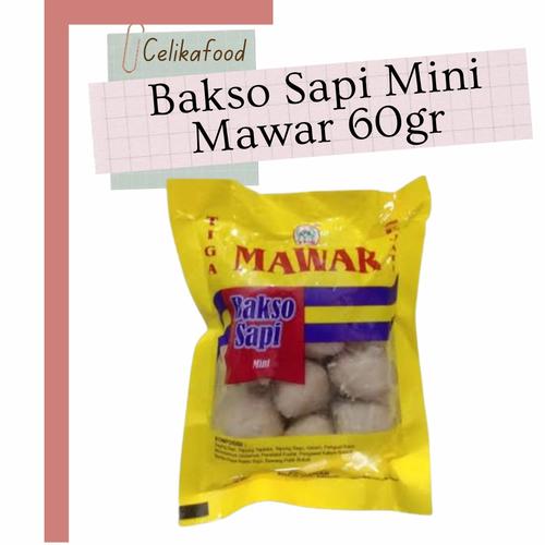 Jual Bakso Sapi Mini Mawar 60gr Isi 10 Baso Kecil Meatball - Kota ...