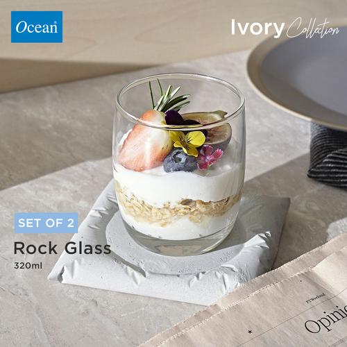 Promo Ocean Ivory Rock Glass 320ml / Gelas Air - 6 pcs - Jakarta Pusat ...