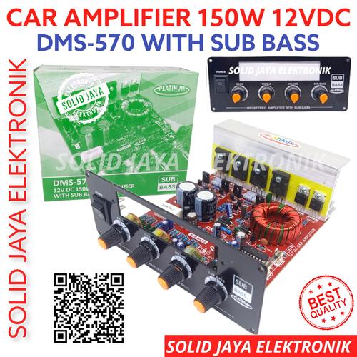 Jual POWER SPEAKER AKTIF STEREO 12V AKI MOBIL AMPLIFIER DMS 570 PLATINUM - TANPA MP3 - Kota ...