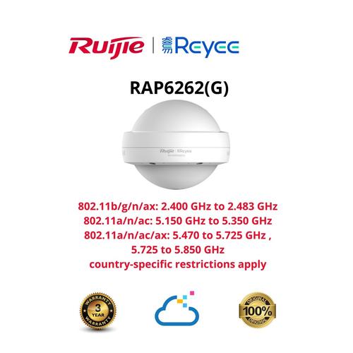 Jual Ruijie RAP6262G RG-RAP6262(G) Wi-Fi 6 Outdoor Access Point Rap6262 ...