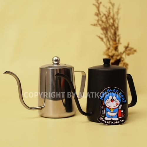 Promo Teko Kopi Leher Angsa 600ML / Gooseneck Kettle Coffee - Silver ...